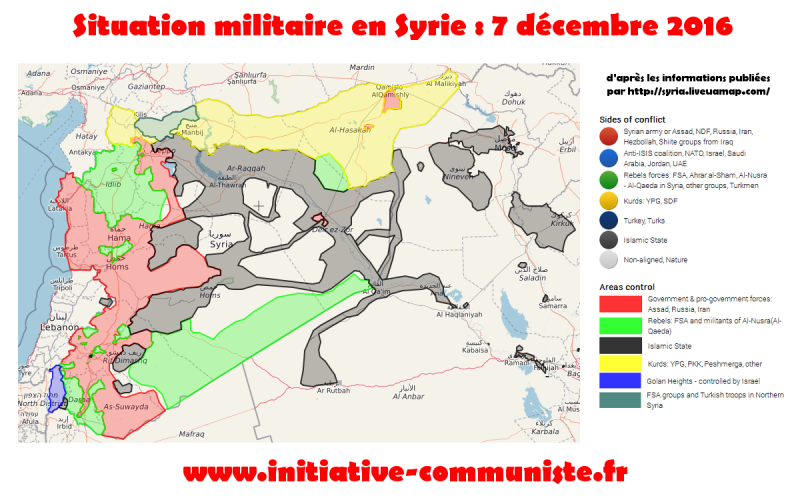 Syrie : Alep libérée ? Le point sur la situation militaire ...