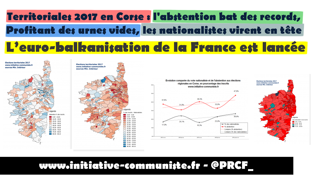 Nouvelle poussée séparatiste en CORSE : l’euro-balkanisation de la ...