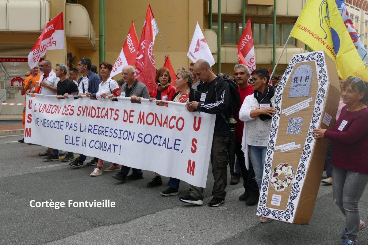 Monaco, avec l'USM, les travailleurs mobilisés pour les salaires contre ...