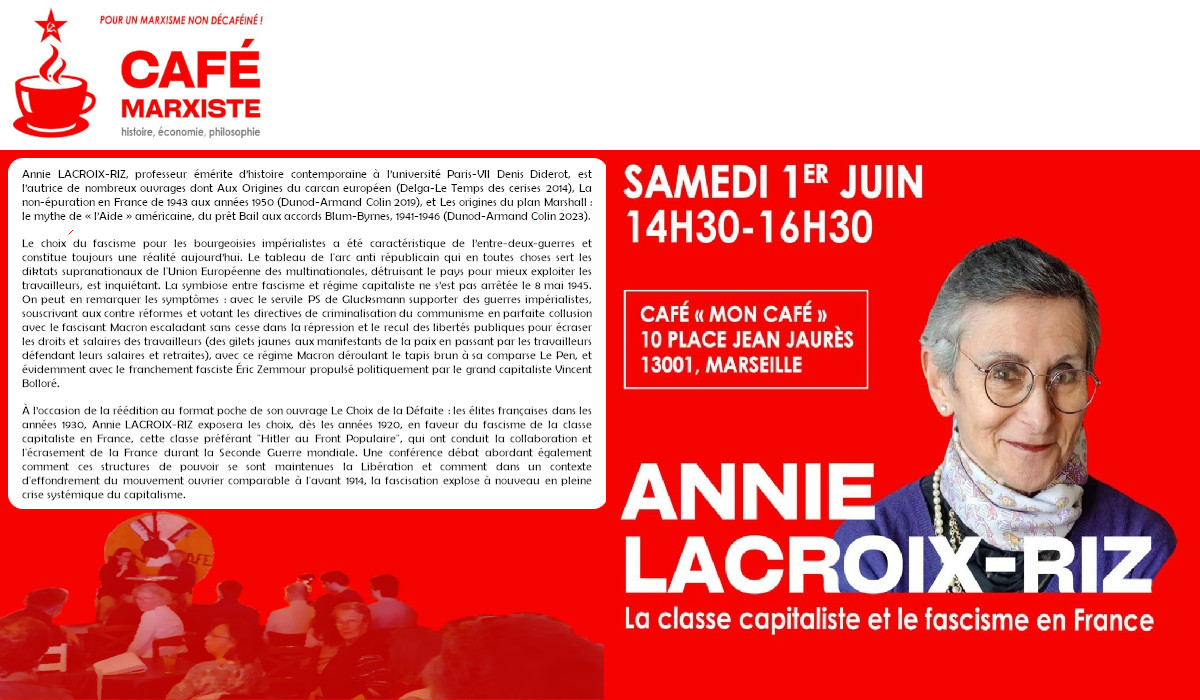 1er juin la classe capitaliste et le capitalisme en France : conférence ...