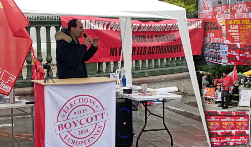 La campagne pour le boycott de l'élection européenne bat son plein ...
